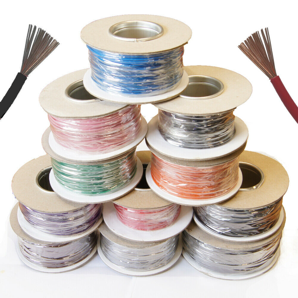 3.0mm² 33 AMP Single Core Cable 12V 24V Thinwall Stranded Wire ...